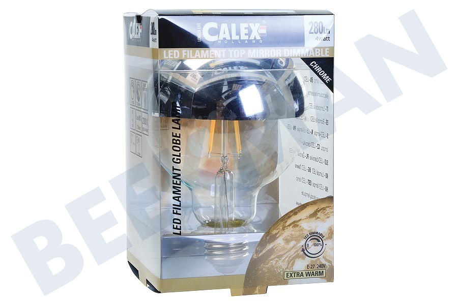 Calex 425455 Calex LED Filament Kopspiegel 4W E27 GLB95