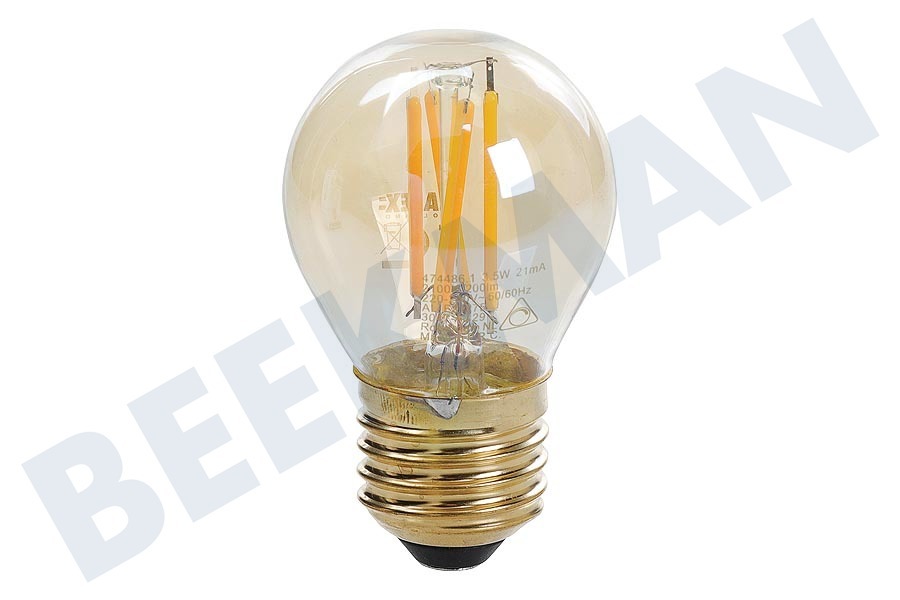 Calex 474486 Calex LED Filament Kogellamp 3.5W E27 G45