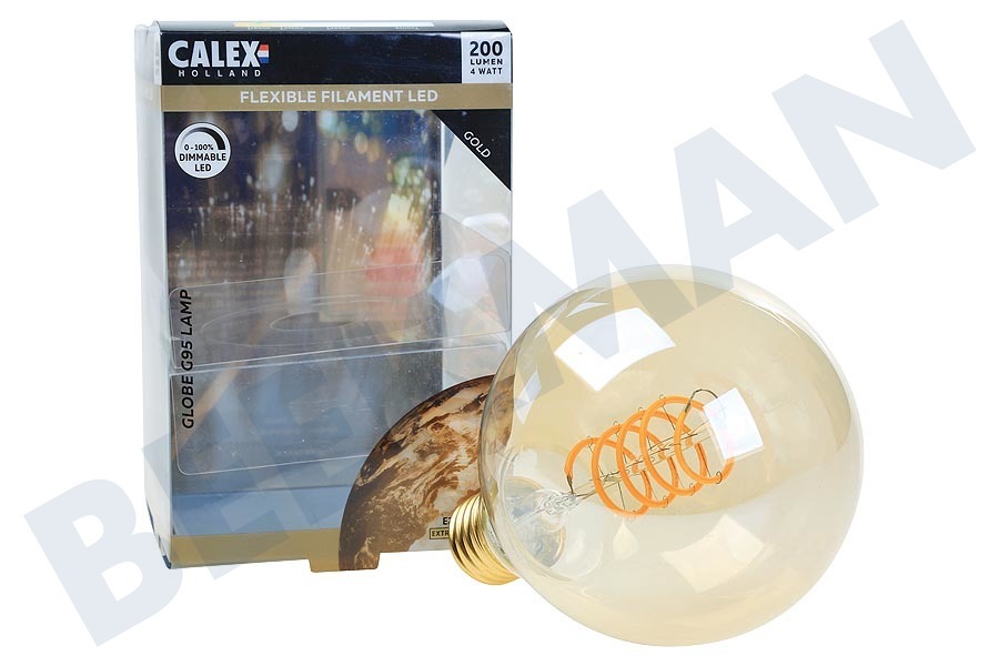 Calex 425779 Calex LED Volglas Flex Filament Globelamp G95