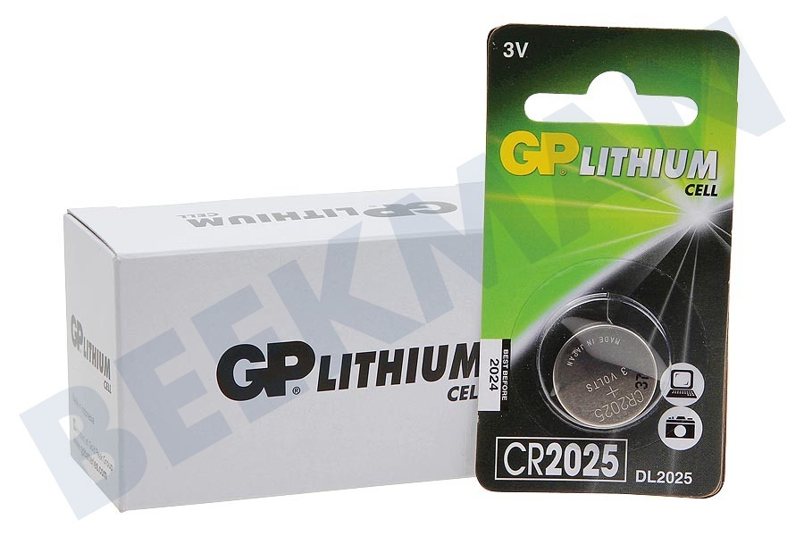 GP GPCR2025STD714C1 CR2025 Lithium CR2025