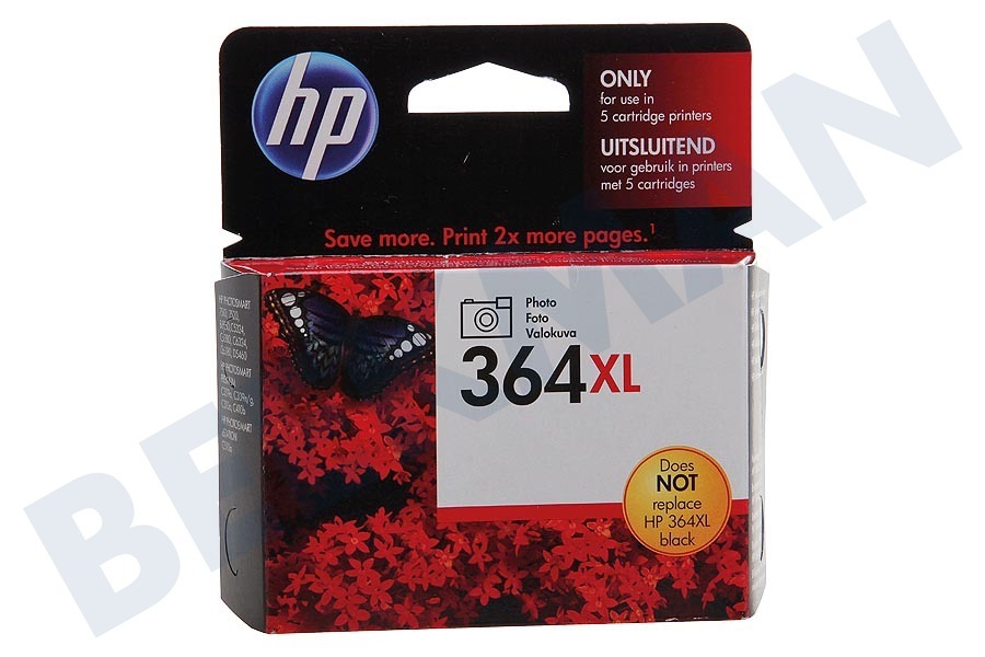 HP Hewlett-Packard HP-CB322EE HP 364 Xl Photo Black