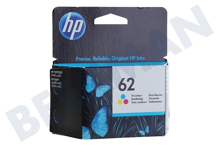 HP Hewlett-Packard HP-C2P06AE HP 62 Color Inktcartridge